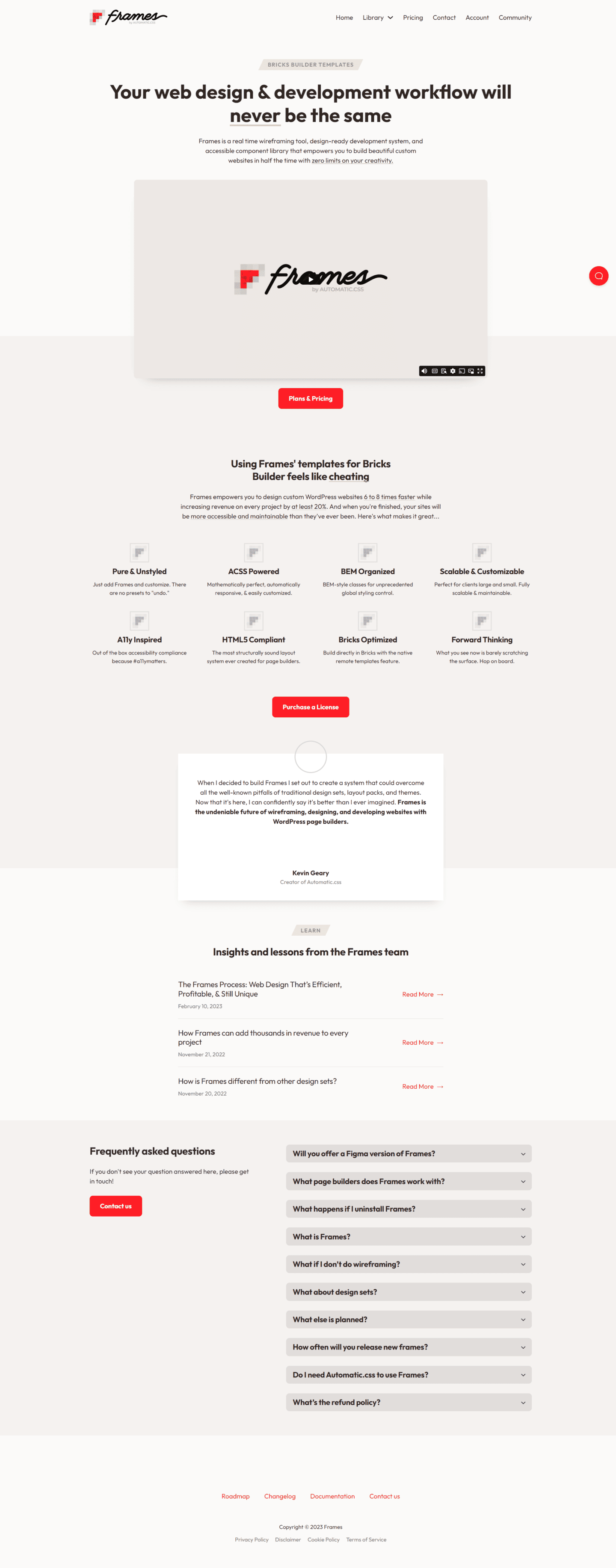 Frames - Built With Bricks