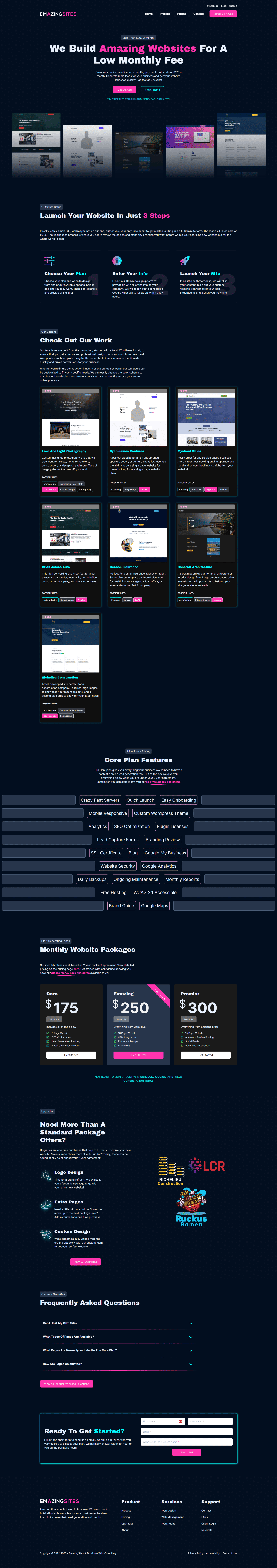 Websites Built with Brick Builder: Bricks Website Showcase