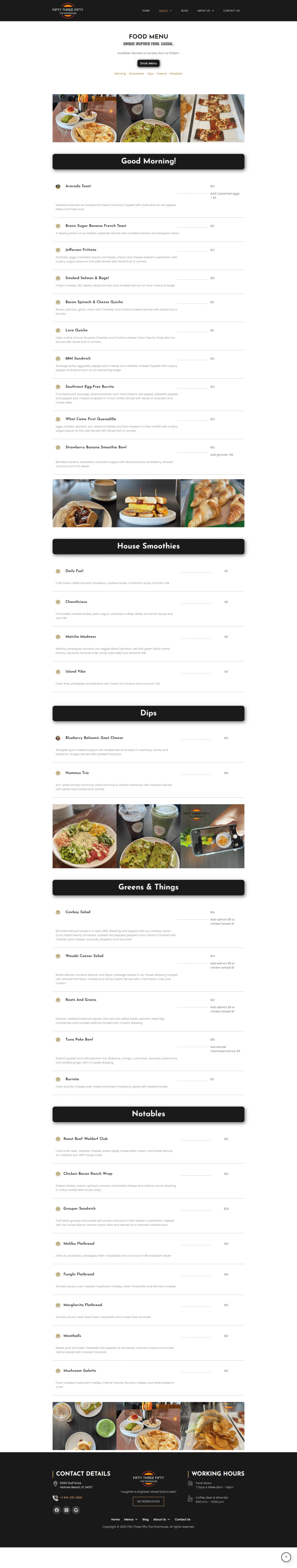 5350 Menu - Built With Bricks