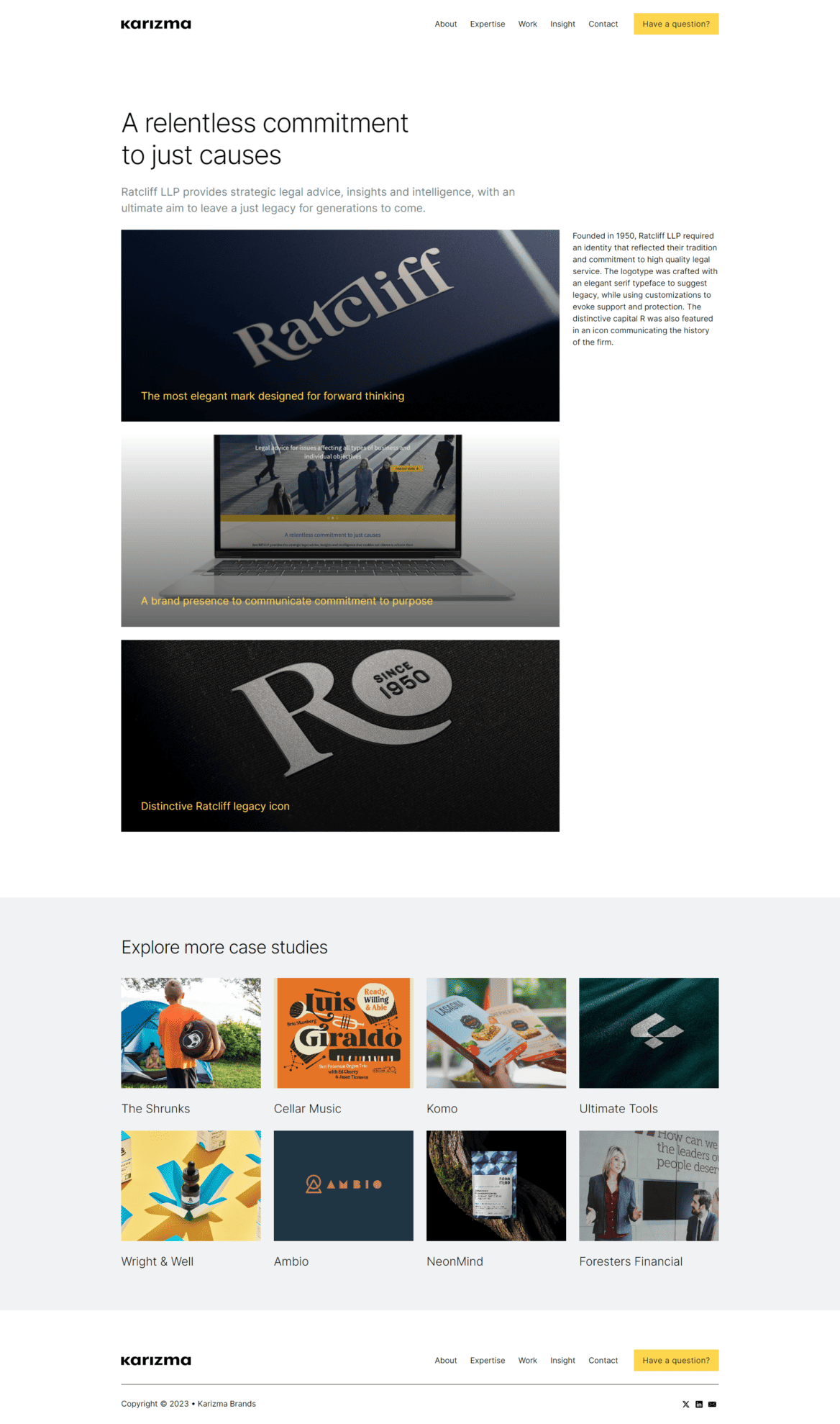 Karizma Brands - A Website Built With Bricks Builder