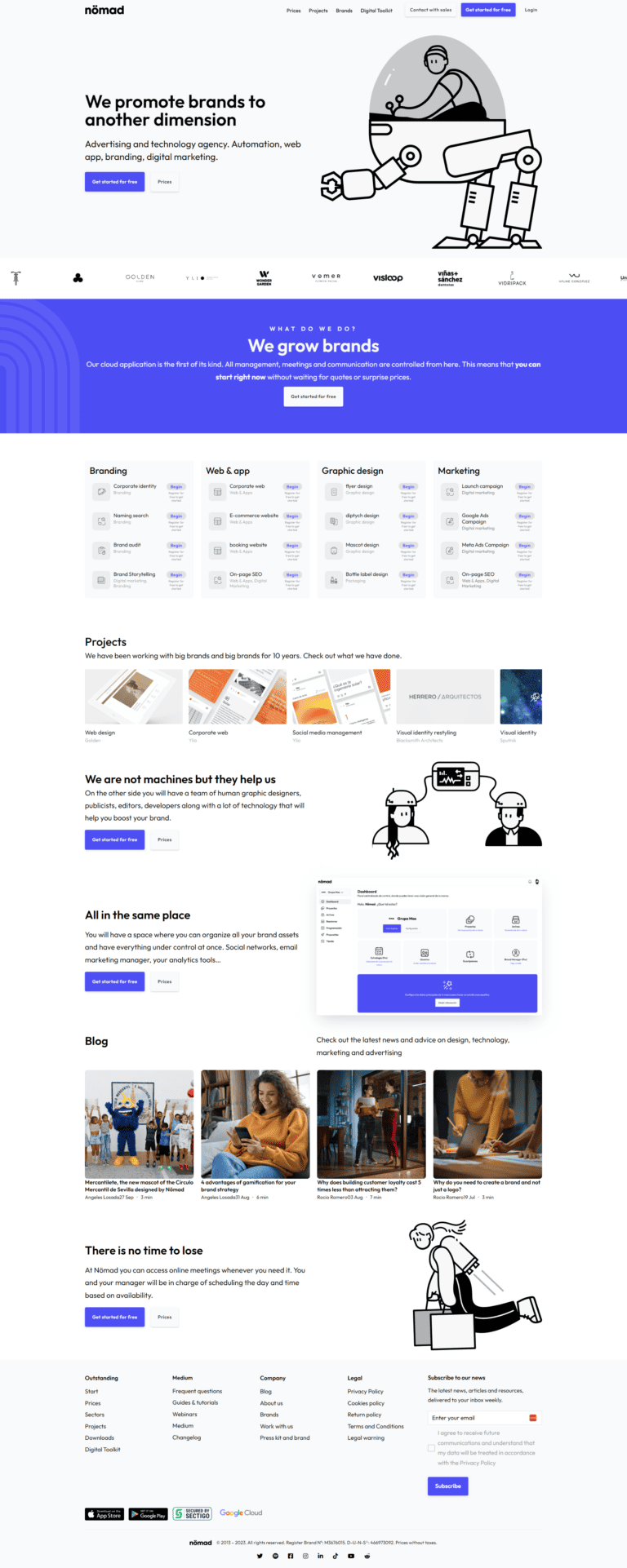 Nomad - A Website Built With Bricks Builder