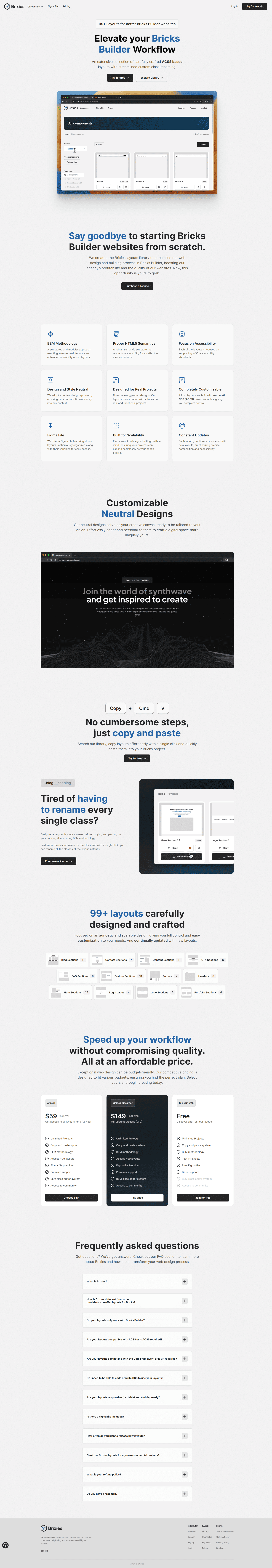 Brixies - A Website Built With Bricks Builder