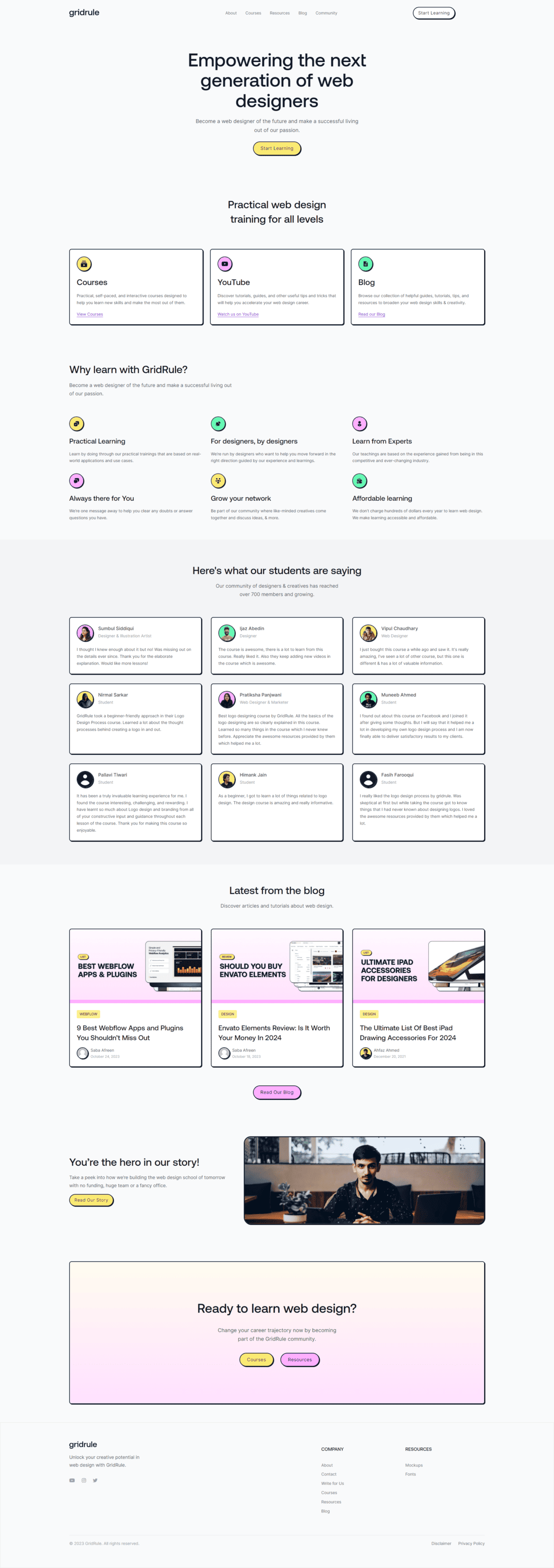 MODS Homepage - Built With Bricks
