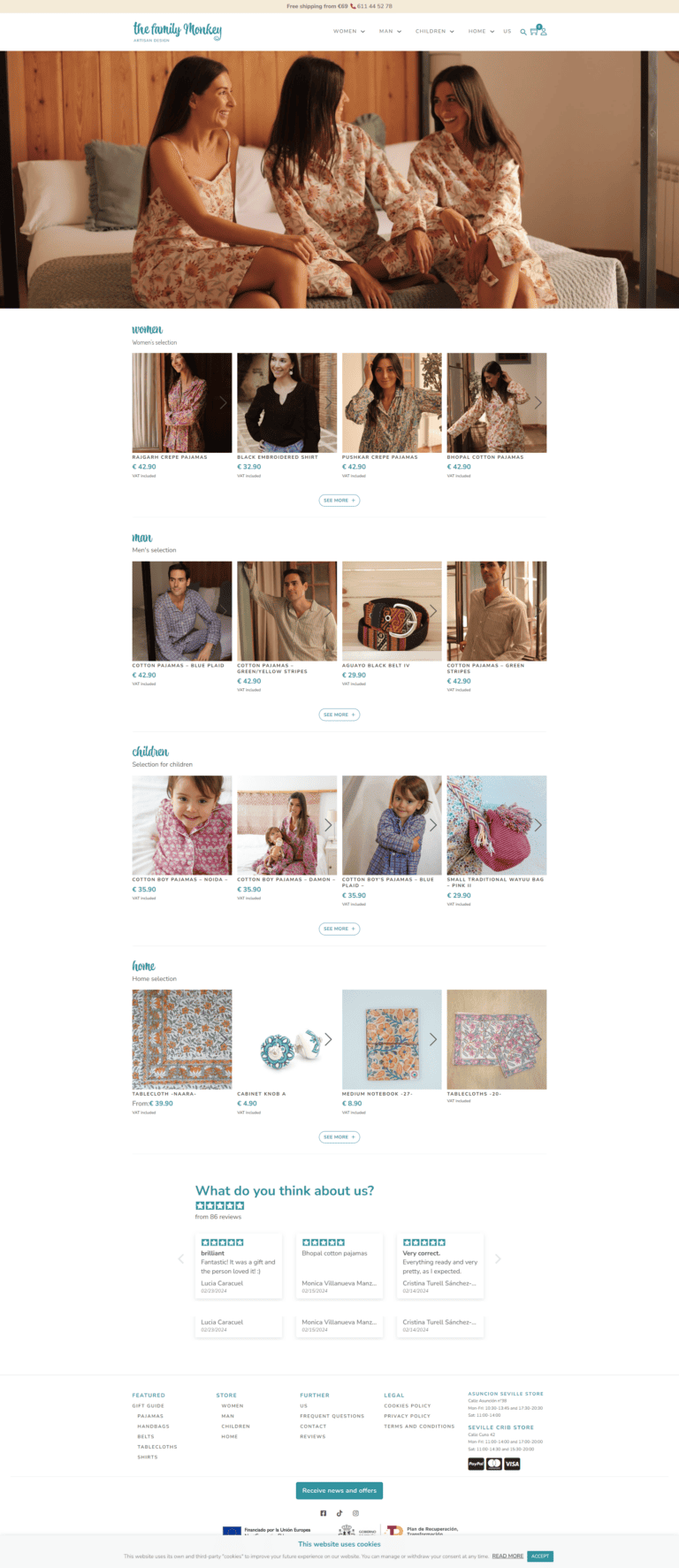 The Family Monkey - A Website Built With Bricks Builder