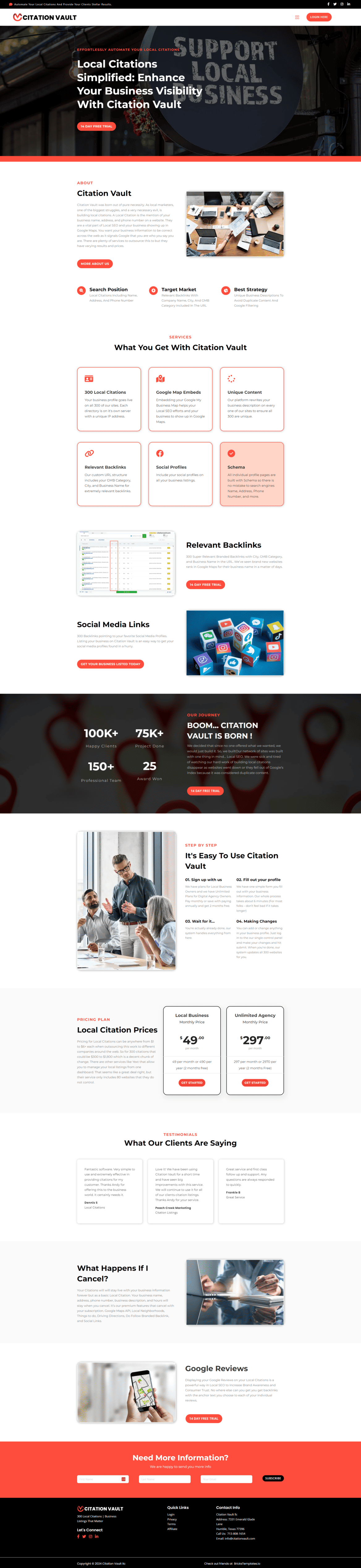 Citation Vault - A Website Built With Bricks Builder