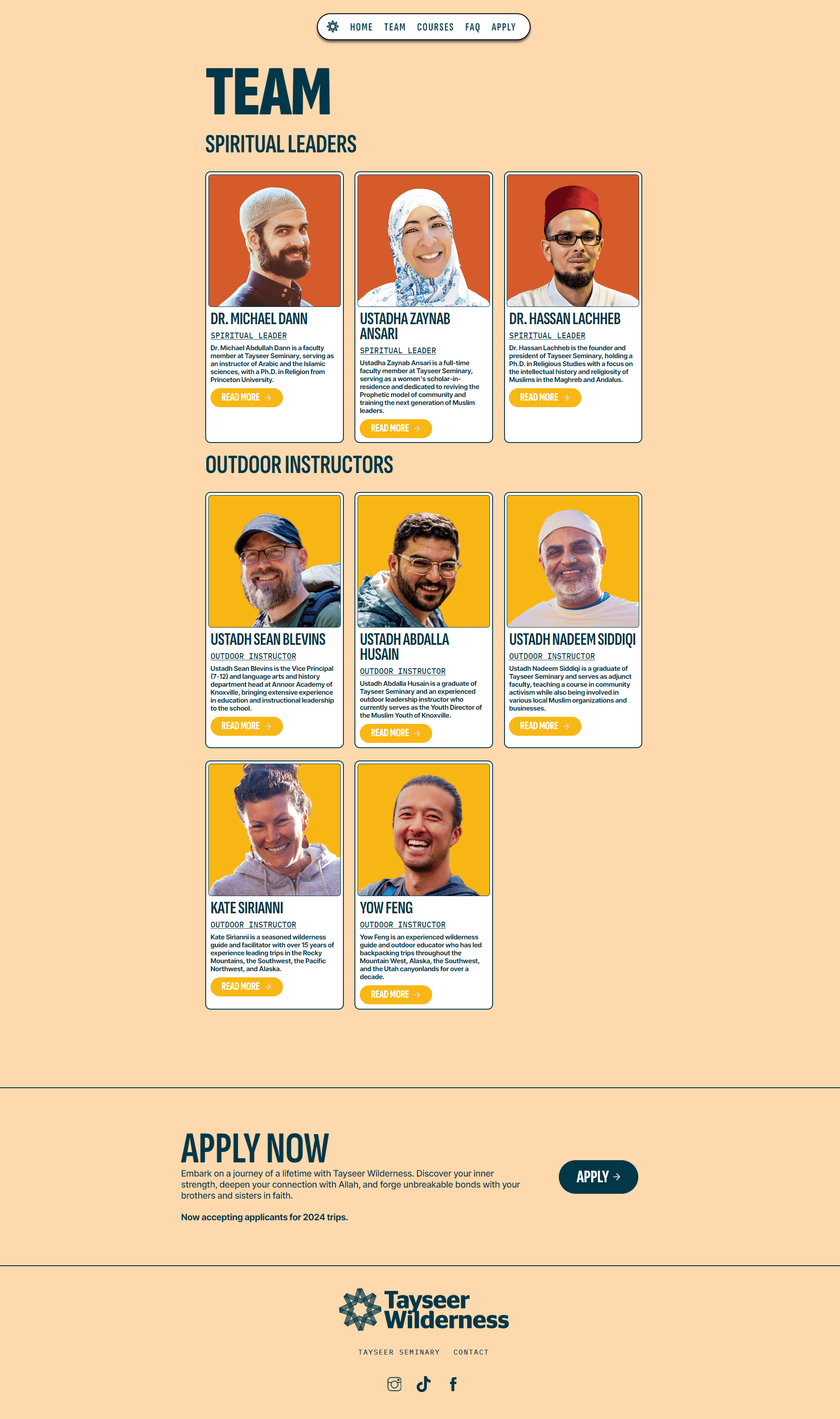 Tayseer Wilderness - A Website Built With Bricks Builder