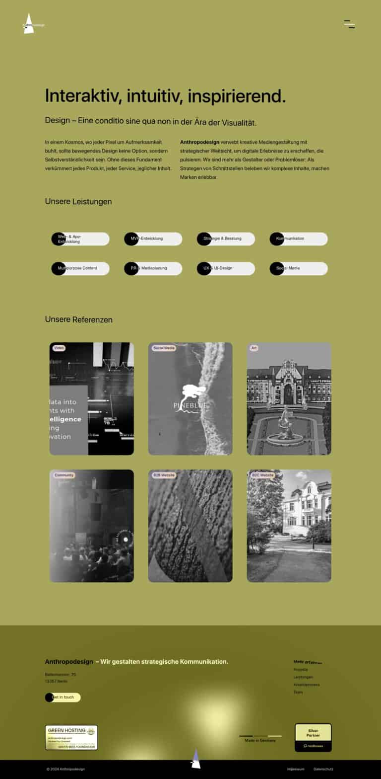 Anthropod Design - A Website Built With Bricks Builder