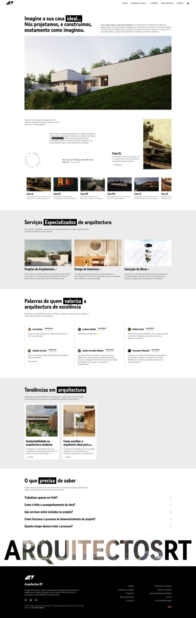 Arquitectos - A Website Built With Bricks Builder